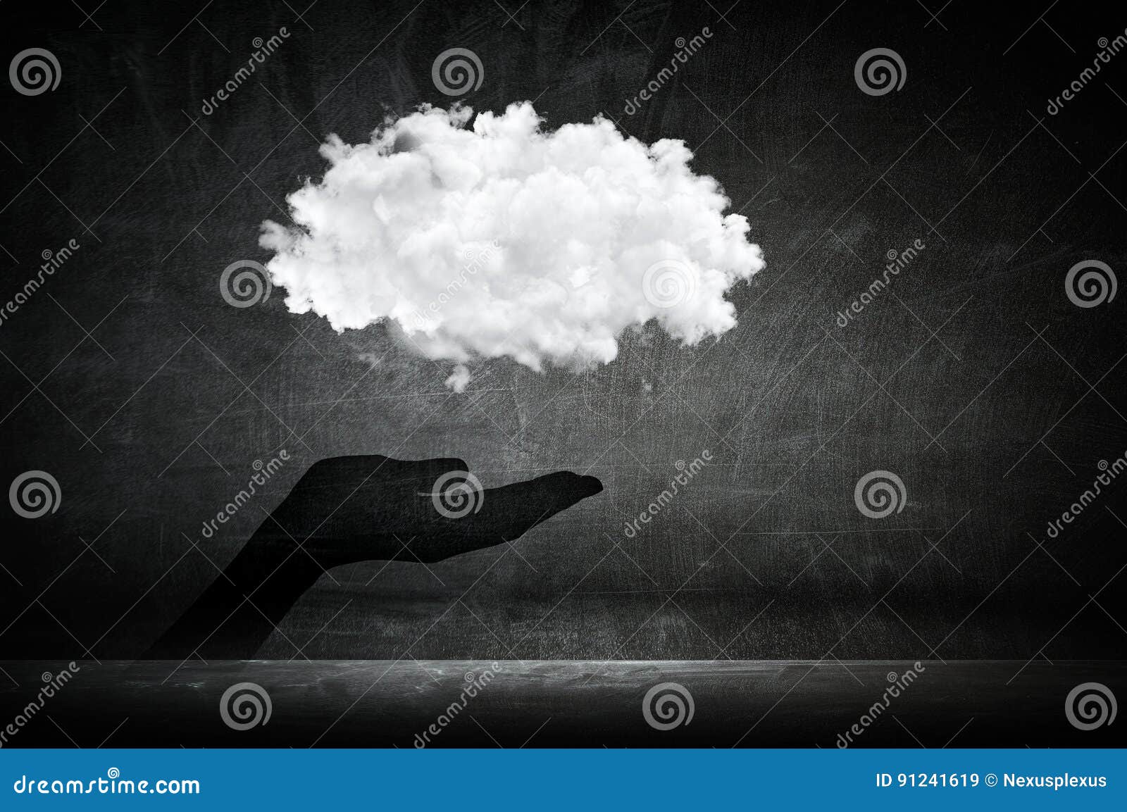 Remote data exchange stock image. Image of concept, hand - 91241619