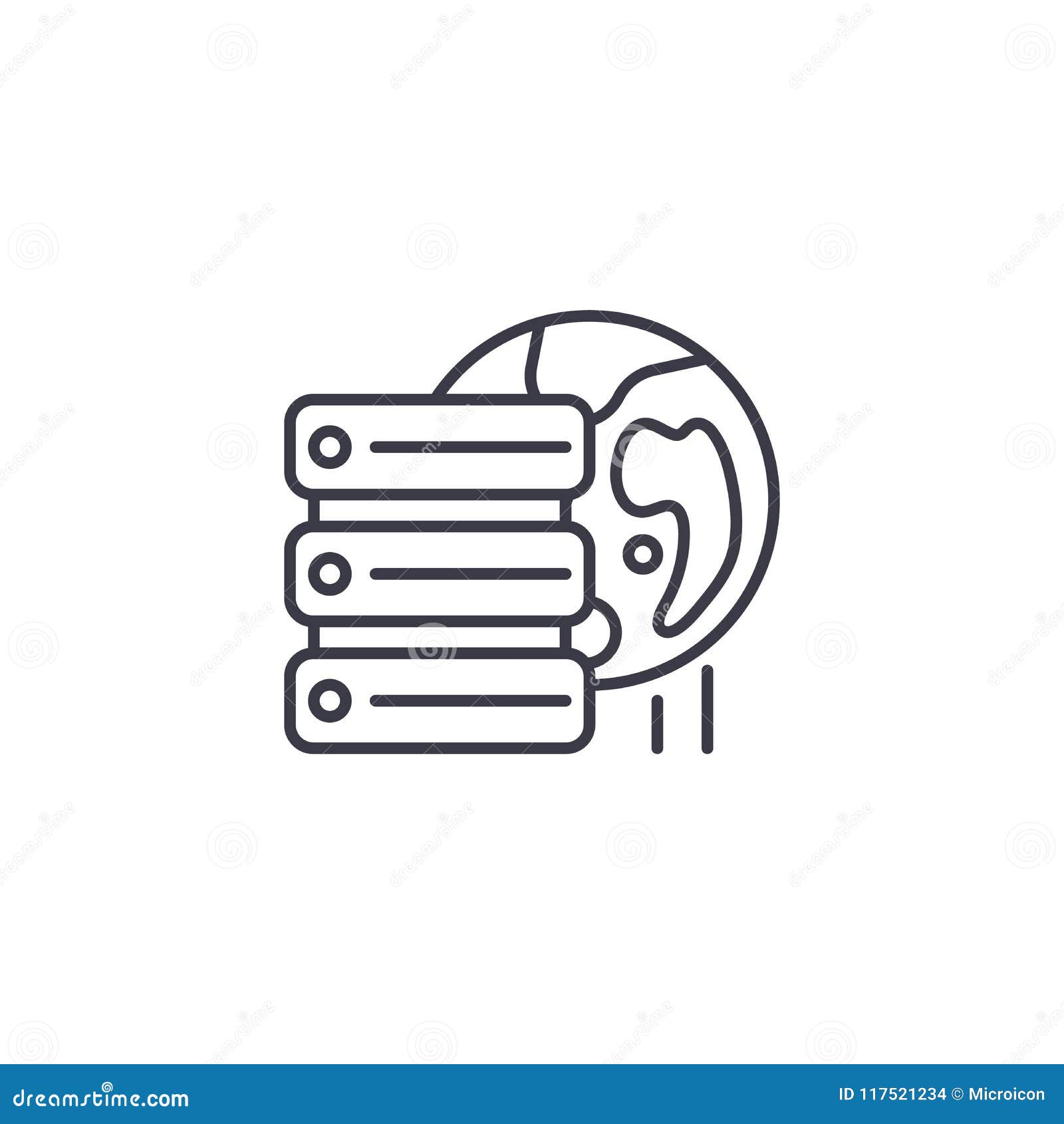 Remote Database Server Linear Icon Concept. Remote Database Server Line ... Remote Database Server Linear Icon Concept. Remote Database Server Line ...