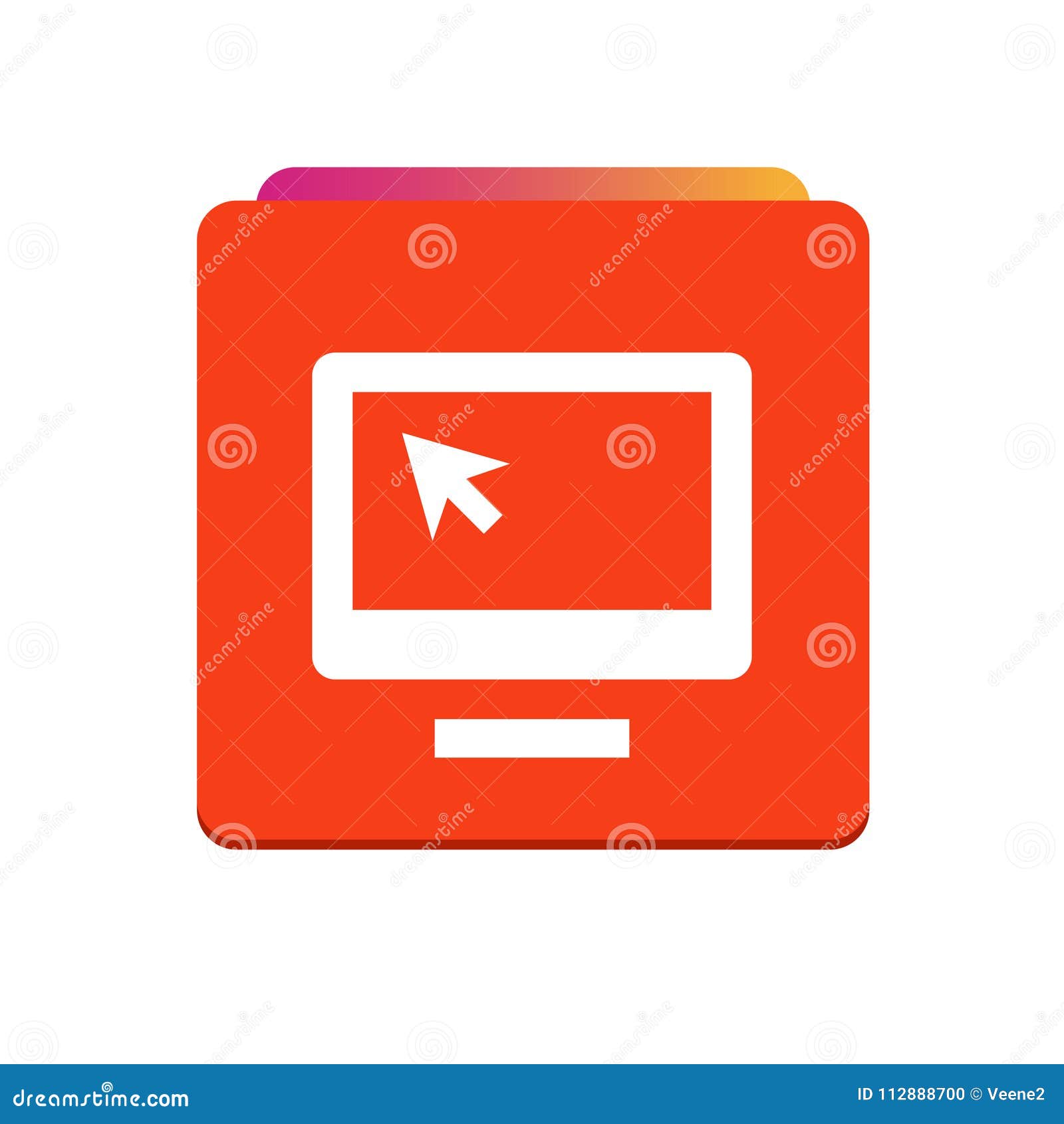 Remote Desktop Icon stock illustration. Illustration of networking ...