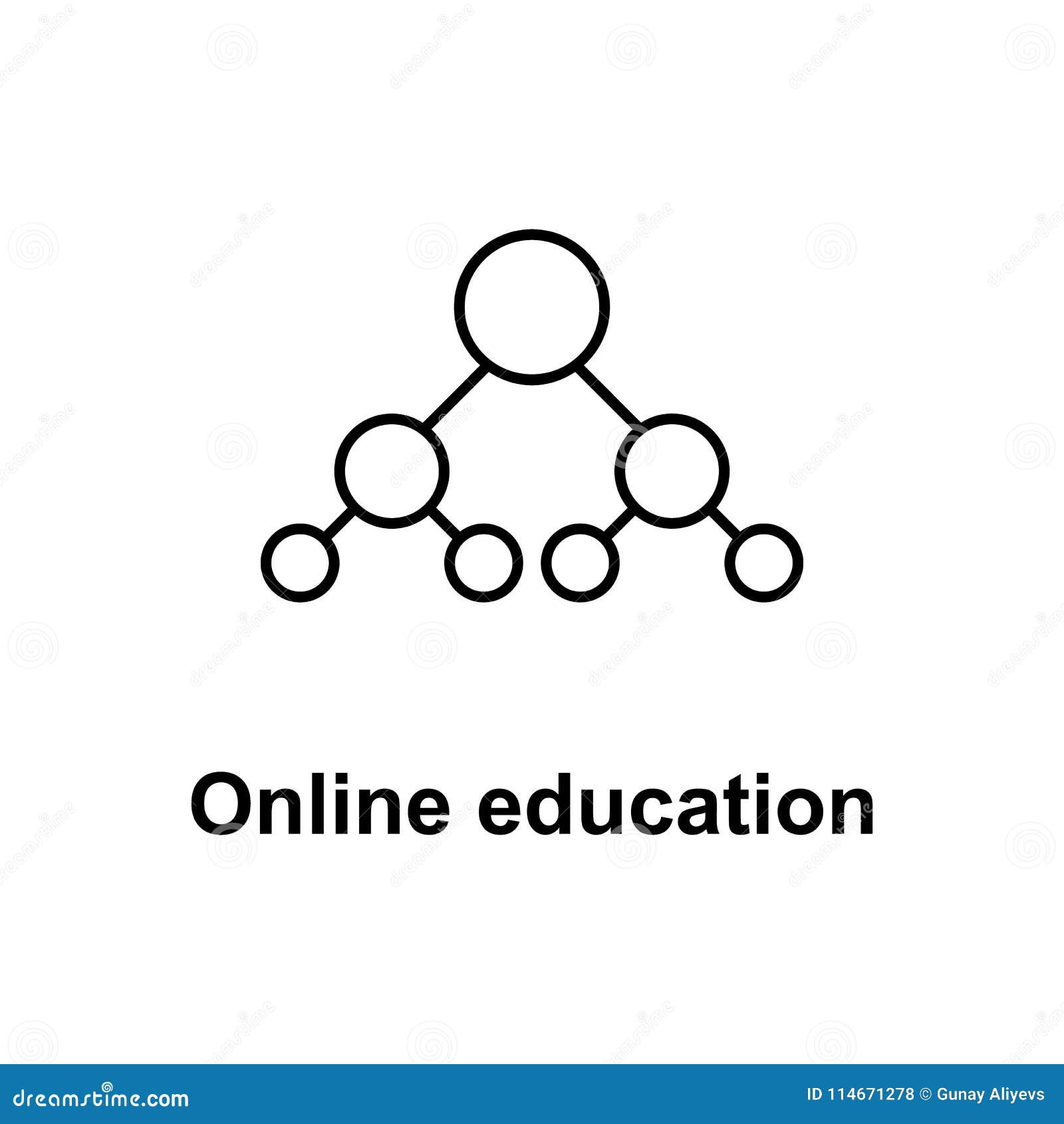 Remote Education Icon. Element of School Icon for Mobile Concept and ...