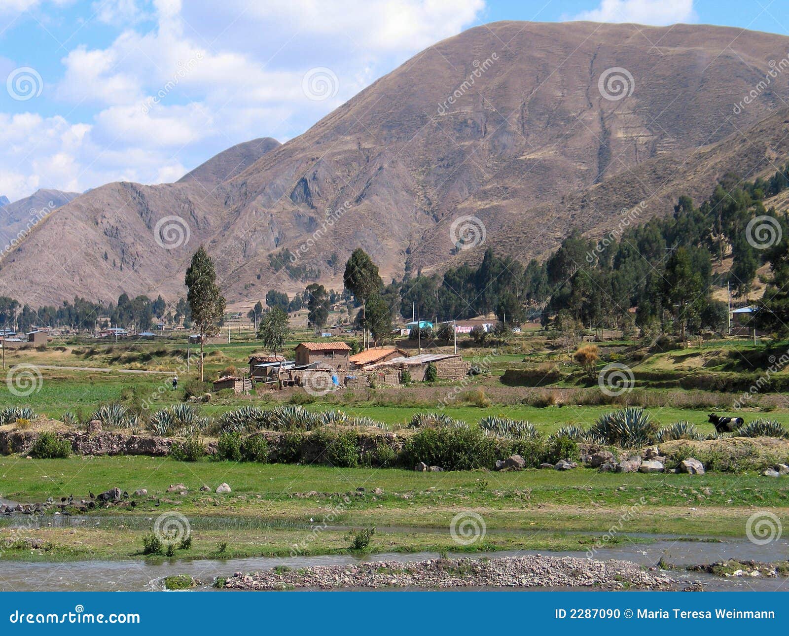 Remote farm in Peru stock photo. Image of craggy, daytime - 2287090