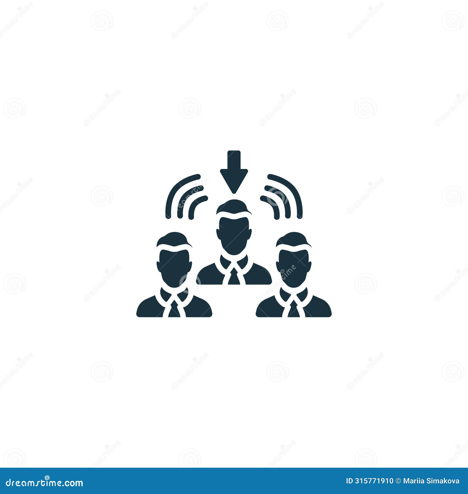 Remote Hiring Icon. Monochrome Simple Remote Work Icon for Templates ...