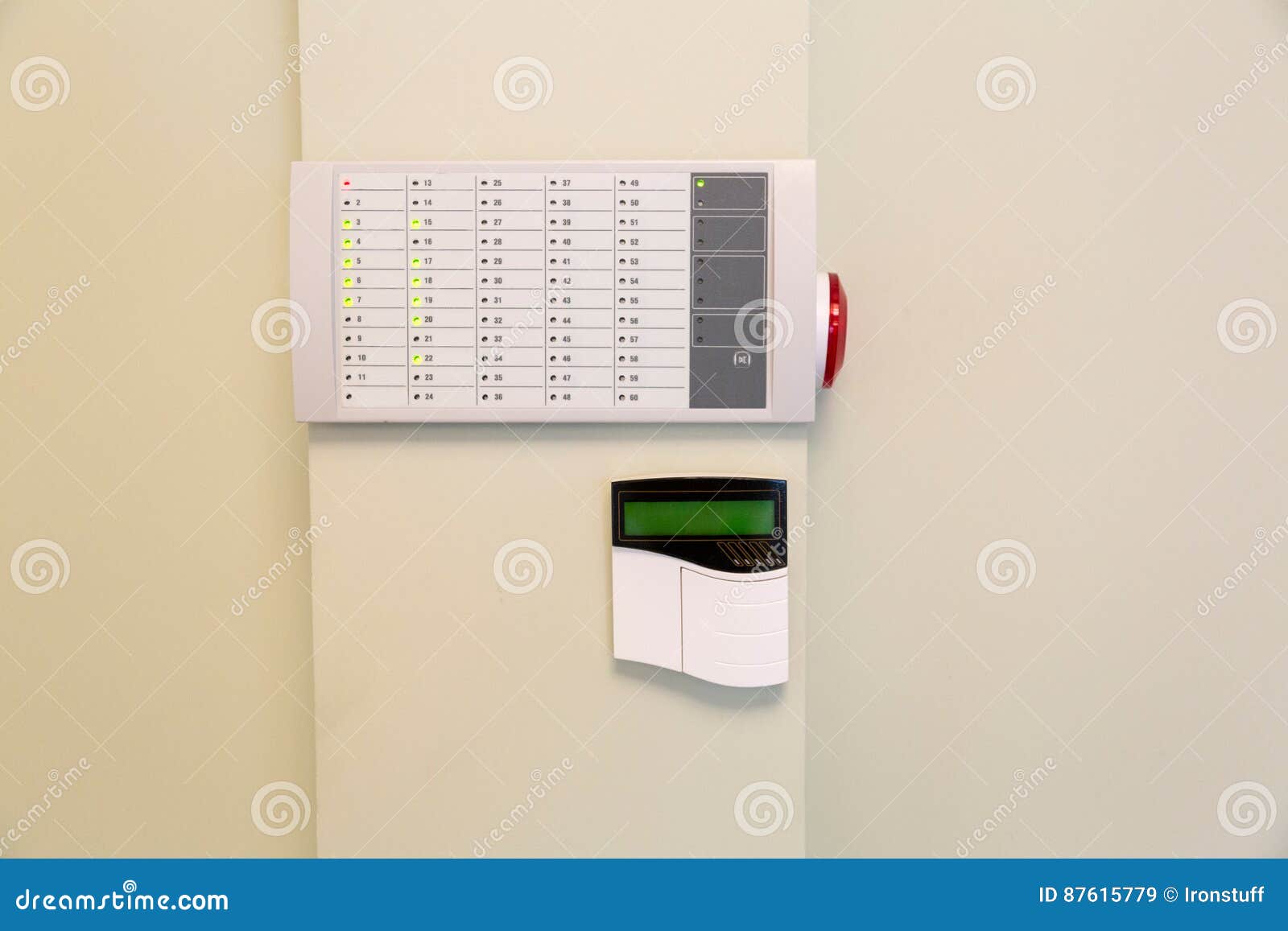 Remote home alarm stock image. Image of alarm, plastic - 87615779