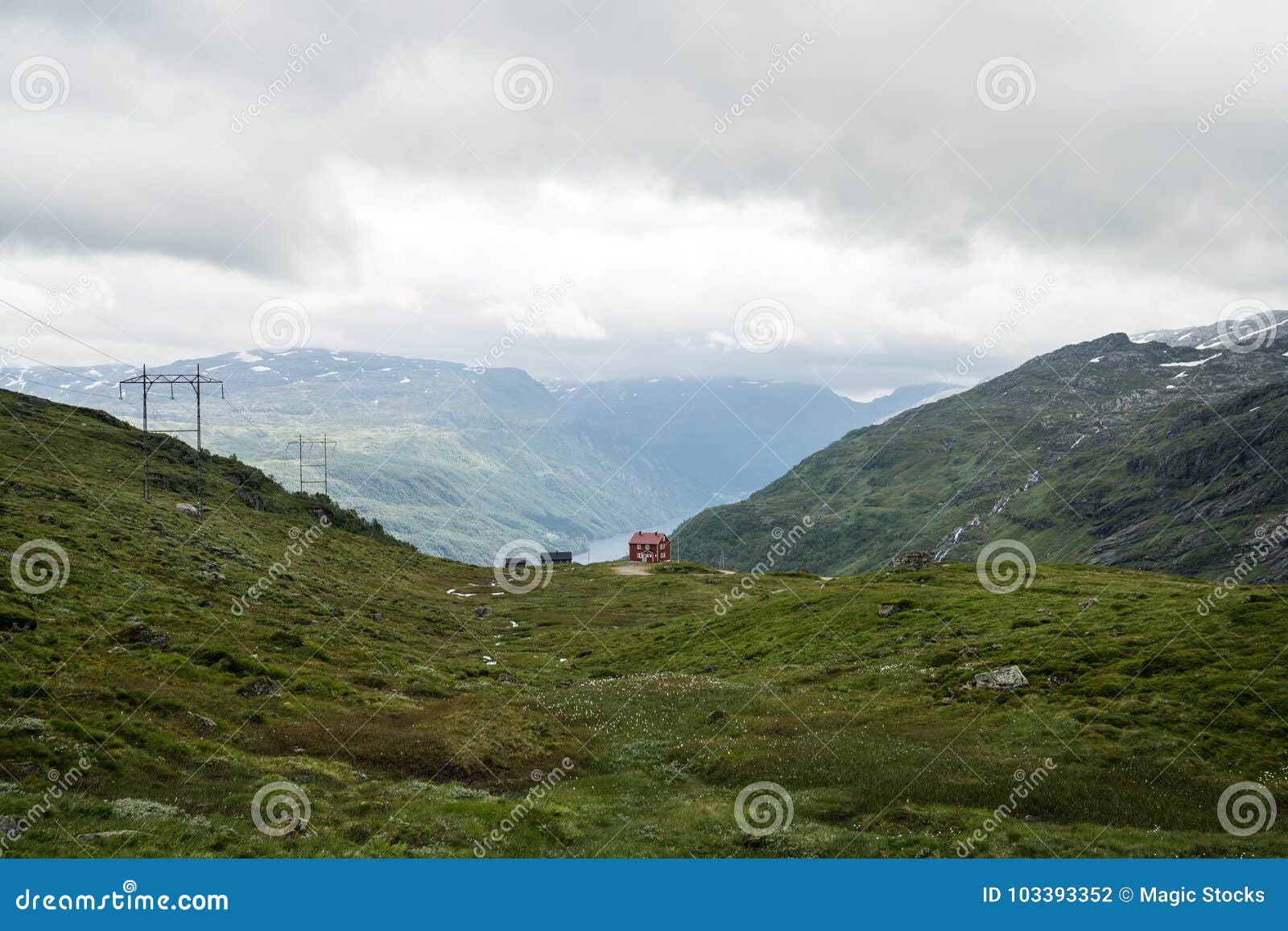 Remote House stock photo. Image of norway, travel, highland - 103393352