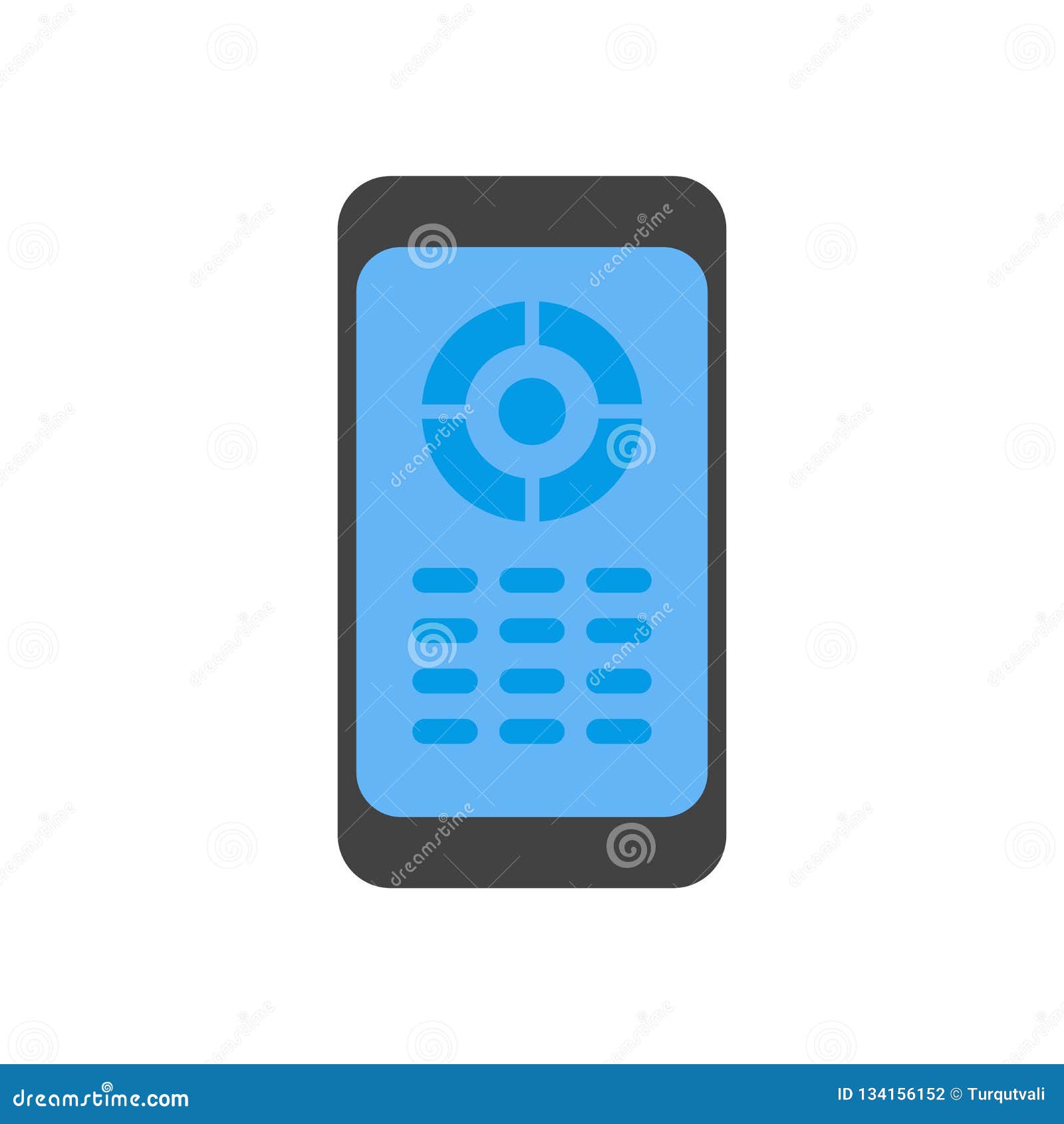 Remote Icon Vector Sign and Symbol Isolated on White Background, Remote ...