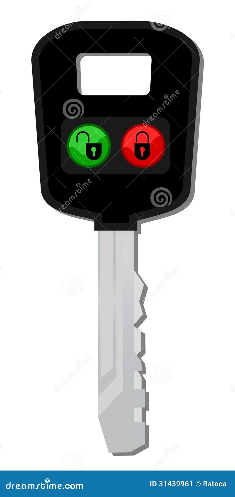 Remote key stock vector. Illustration of driving, controller - 31439961