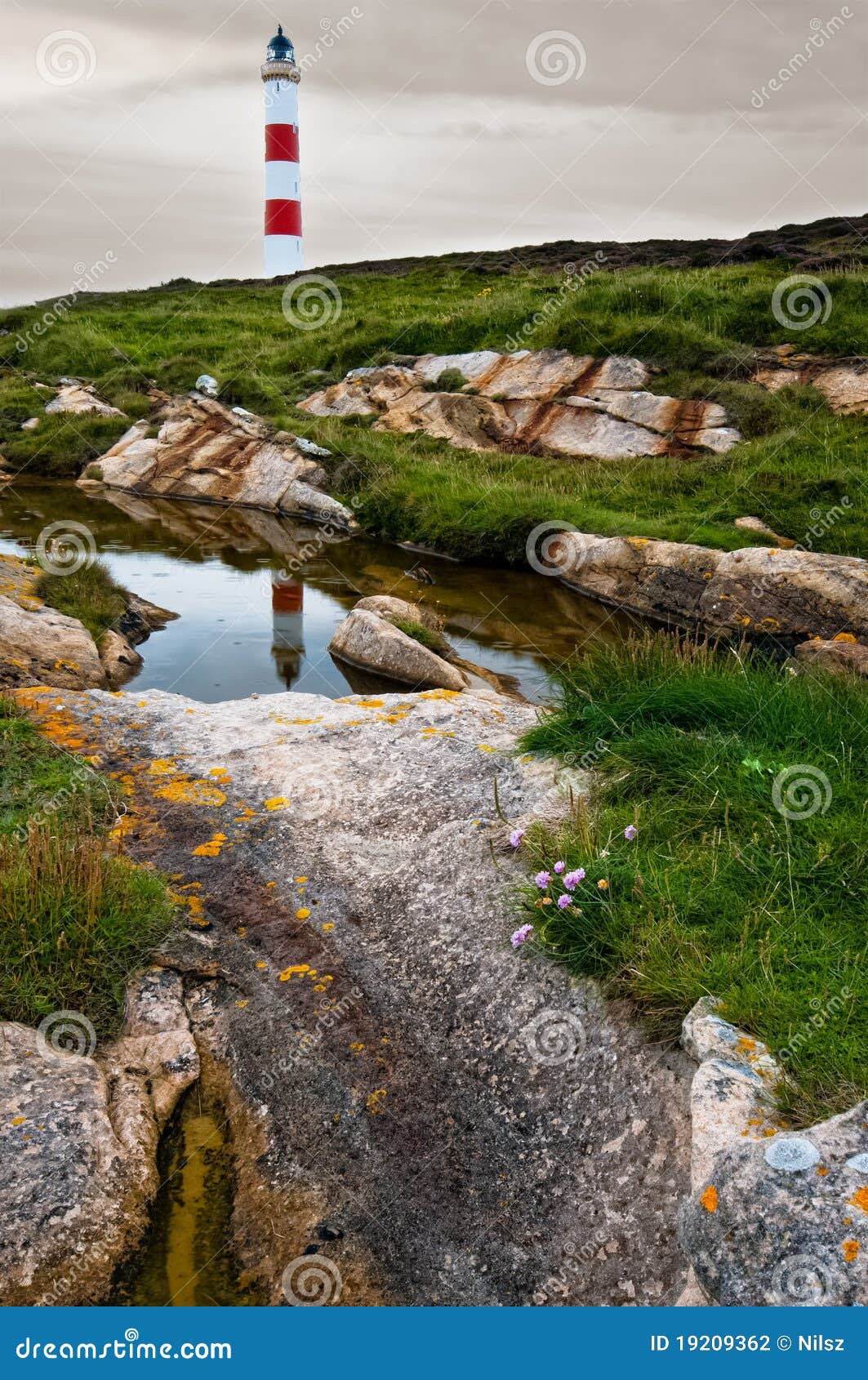 Remote lighthouse stock photo. Image of scene, landscape - 19209362