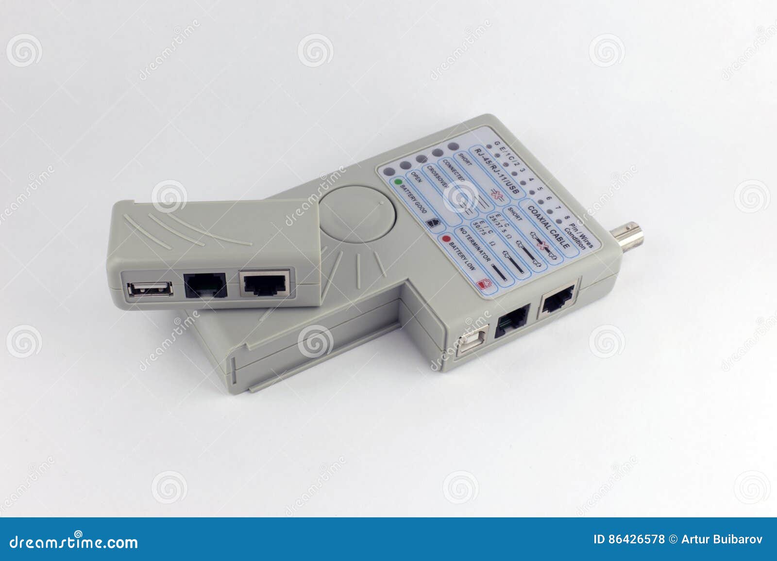 Remote network tester stock photo. Image of condition - 86426578