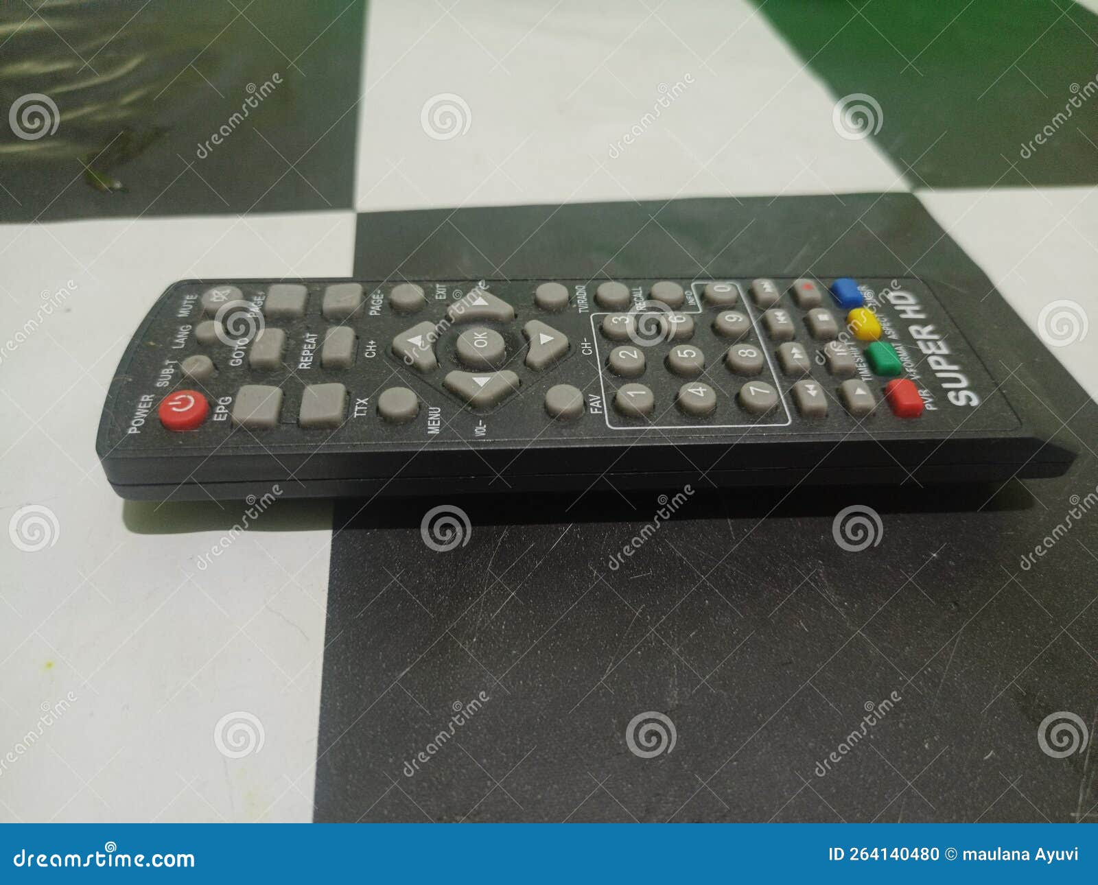 A Remote on an Old Dining Table Editorial Image - Image of laptop ...