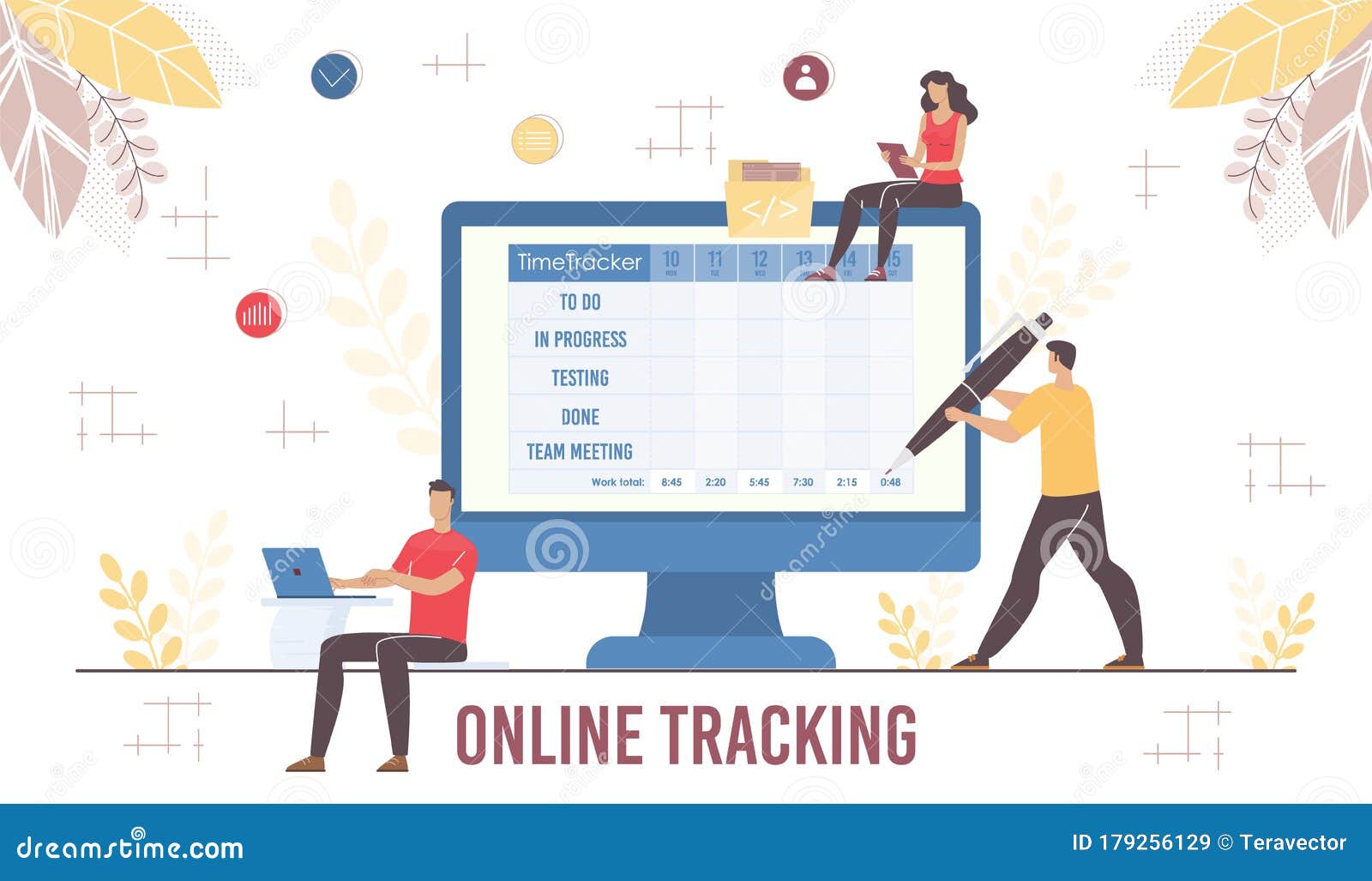Remote Workforce Tracking Stock Illustrations – 52 Remote Workforce ...