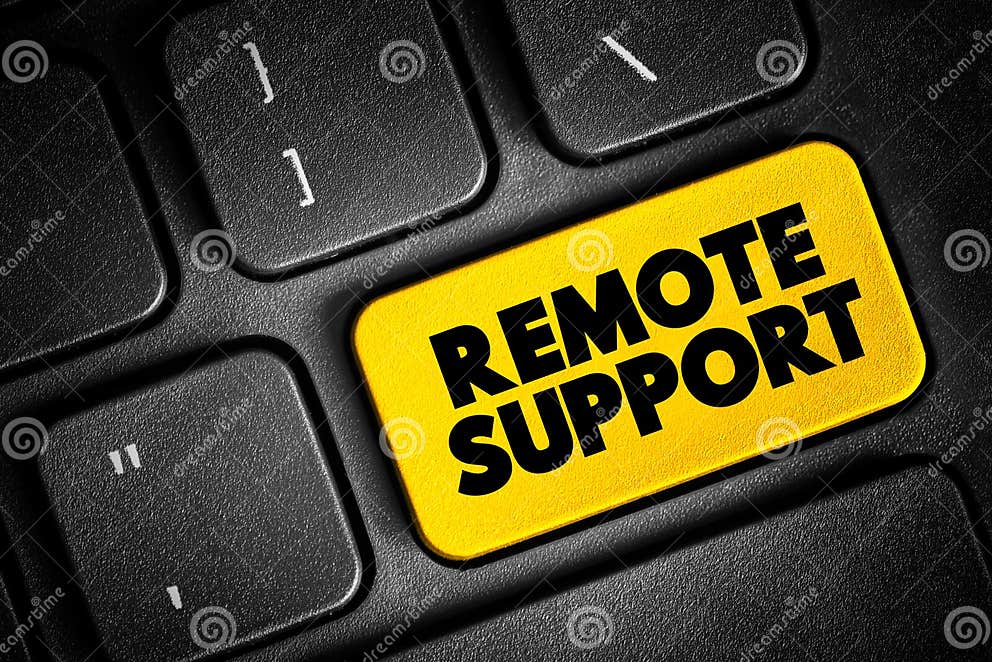 Remote Support - Action of Providing Technical Support Once a Remote ...