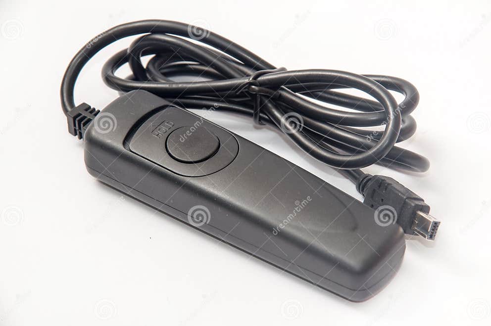 REMOTE SWITCH SHUTTER DSLR CAMERA LONG EXPOSURE Stock Photo - Image of ...