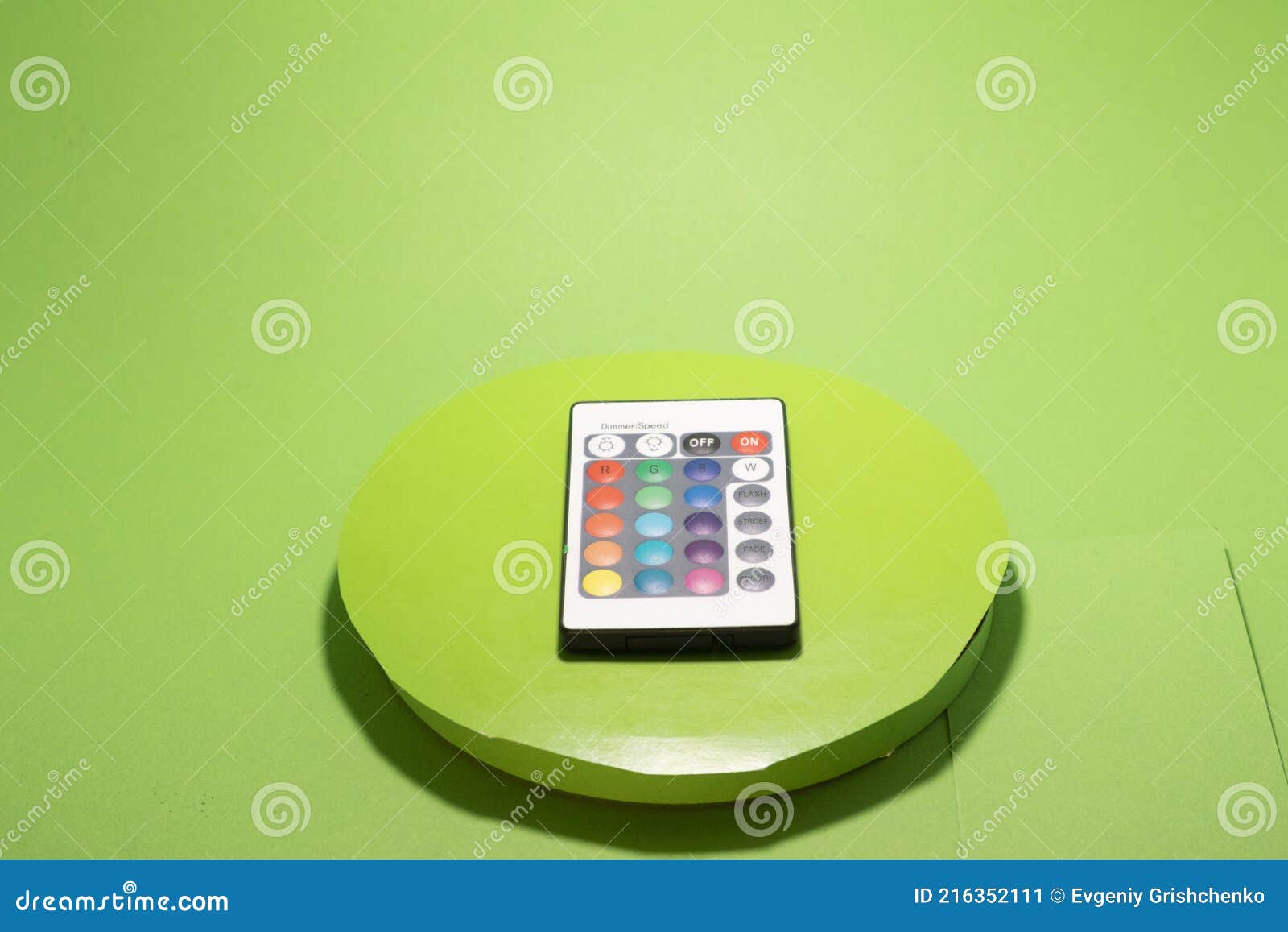 Remote To Control Modes Lighting Isolated Chroma Key Stock Image ...