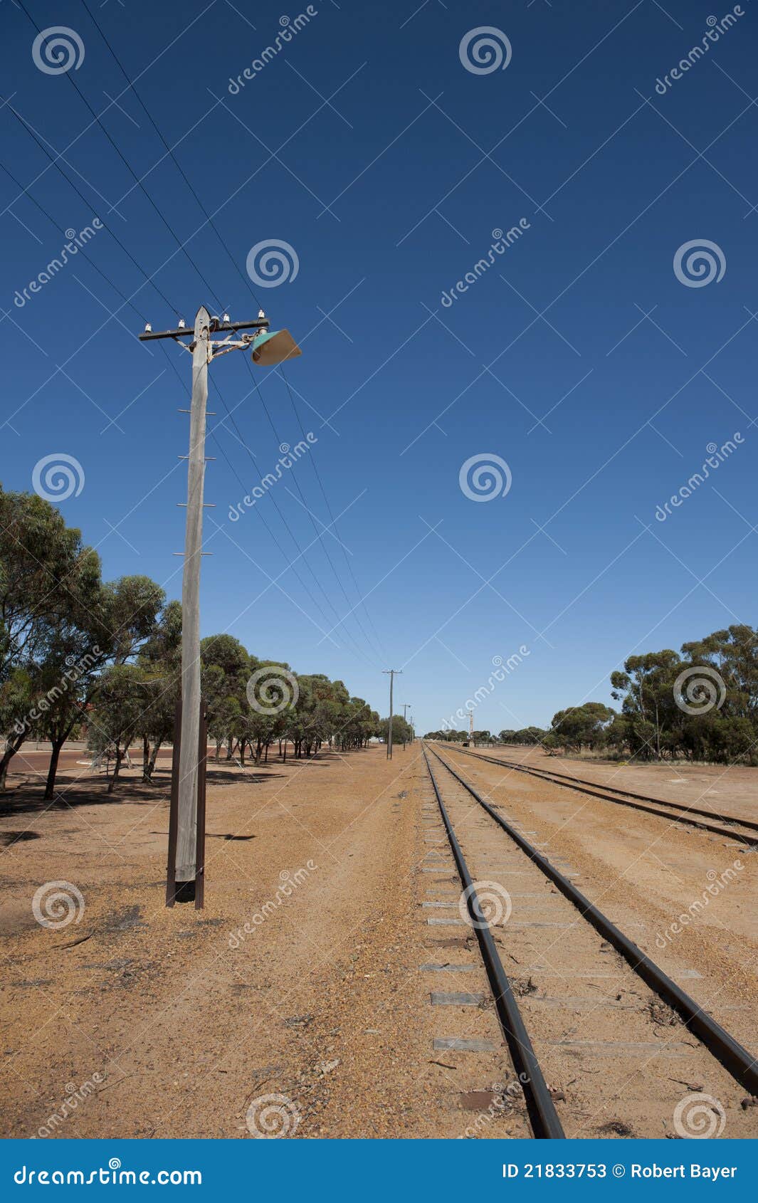 Remote Train Track stock image. Image of light, path - 21833753