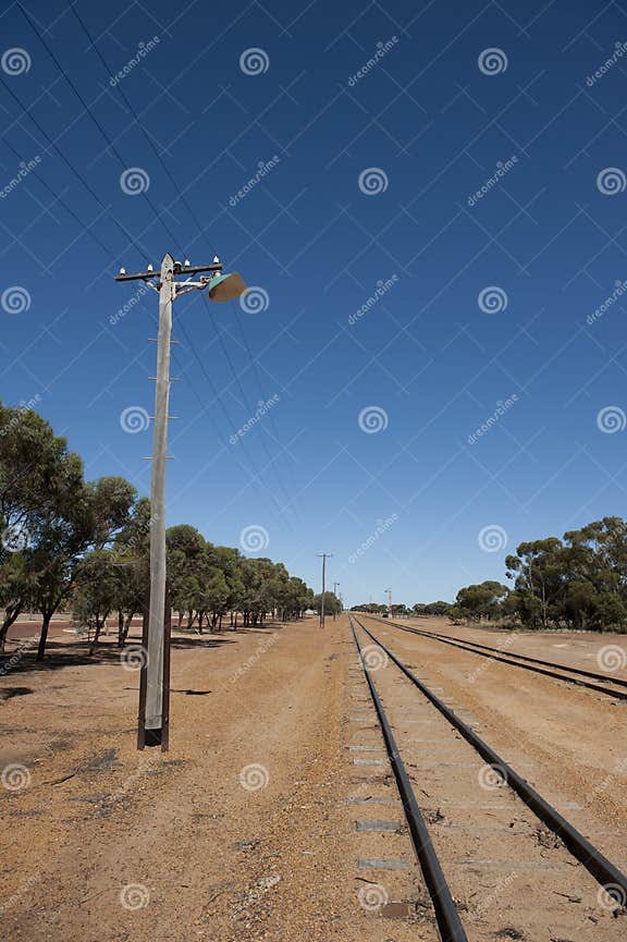 Remote Train Track stock image. Image of light, path - 21833753