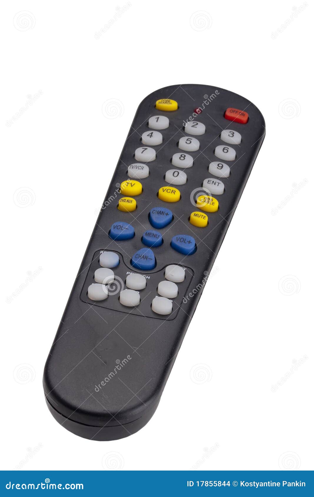 Remote for the TV stock photo. Image of equipment, player - 17855844