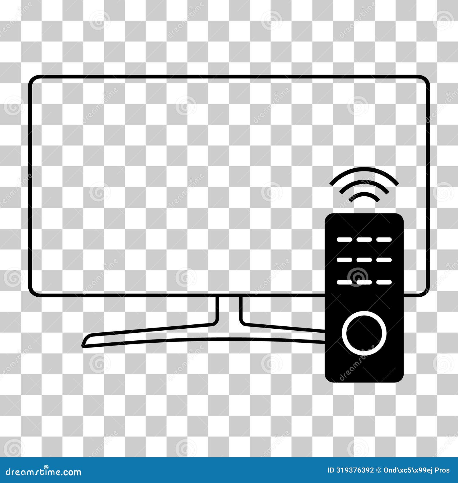 Remote Tv Device Icon, Control Technology Media Television Sign, Web ...