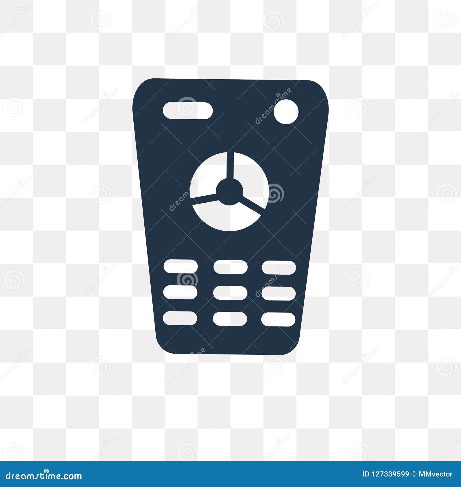 Remote Vector Icon Isolated on Transparent Background, Remote T Stock ...