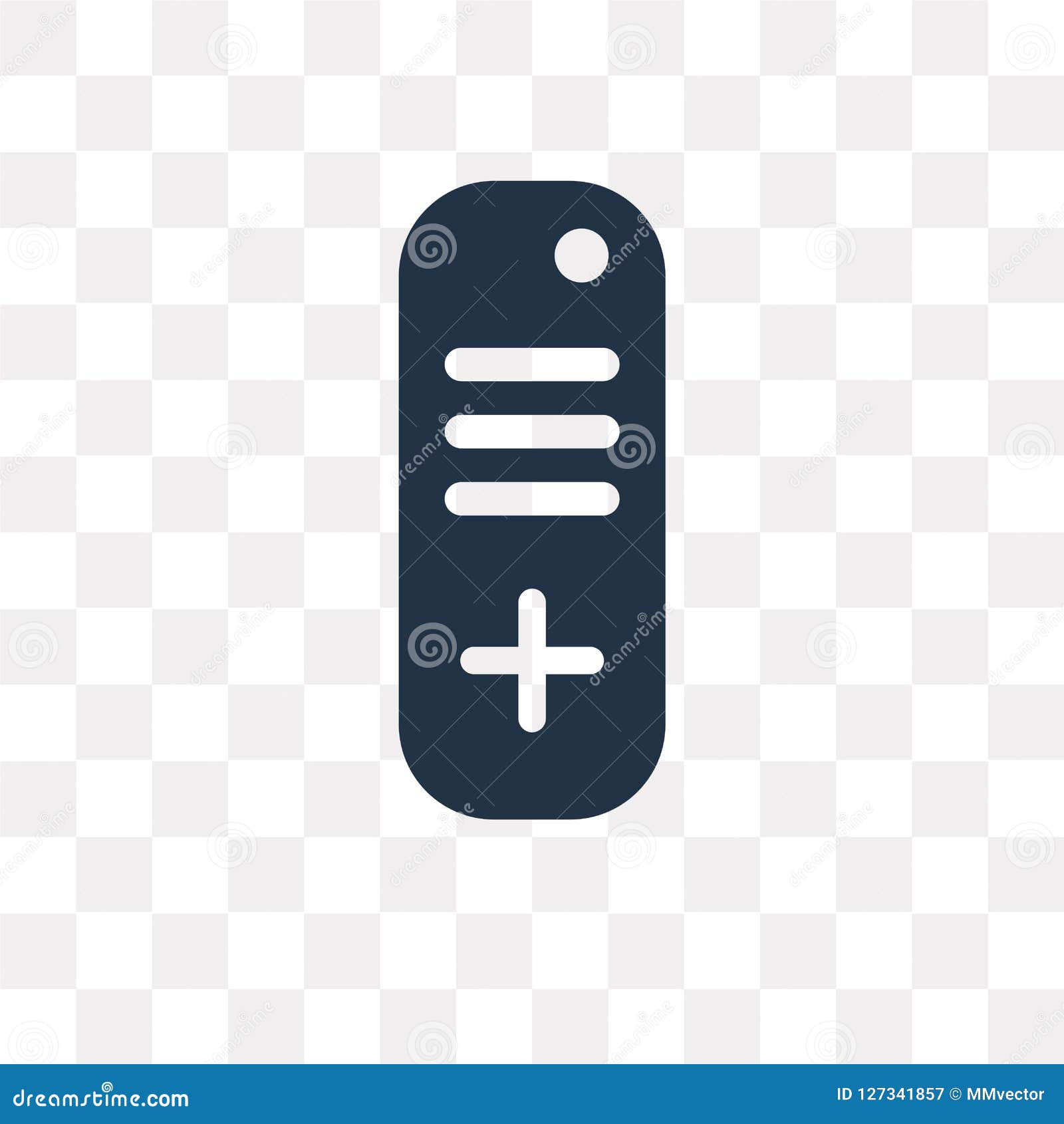Remote Vector Icon Isolated on Transparent Background, Remote T Stock ...