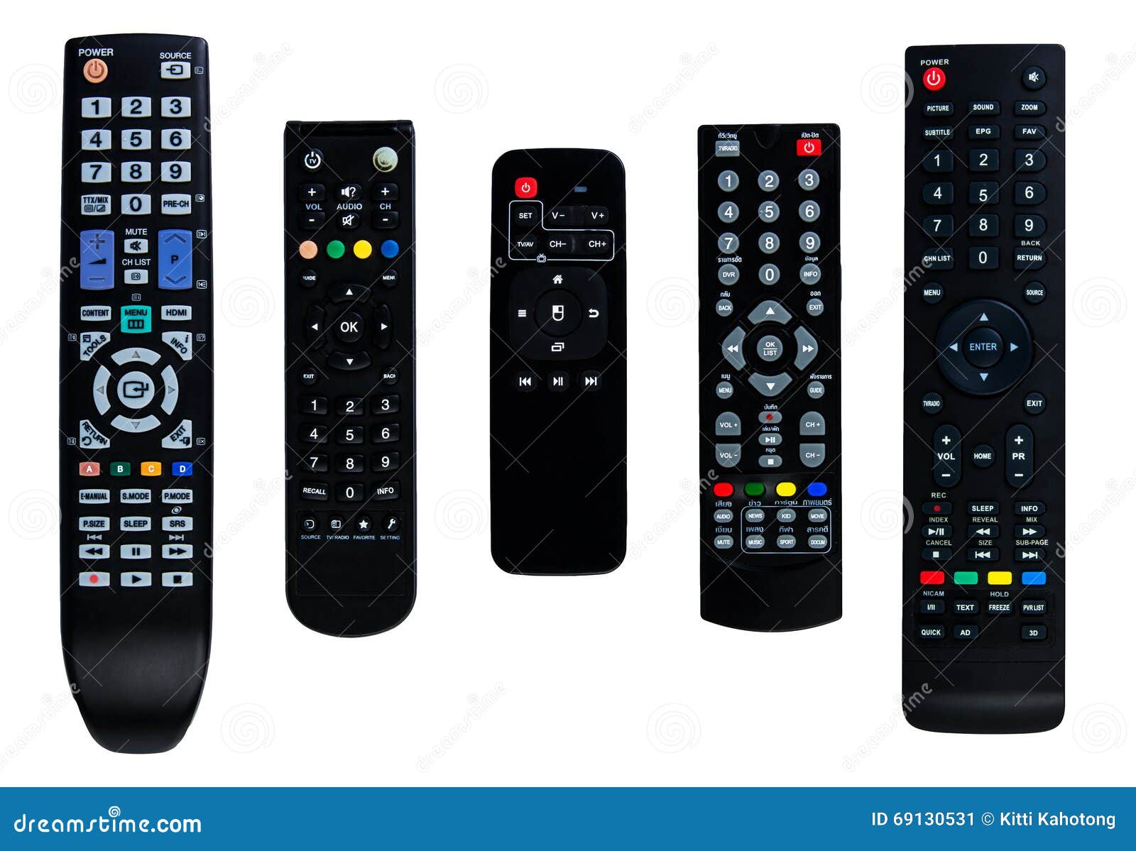 Remote on white background stock image. Image of electronics - 69130531