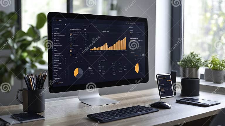 Remote Work Dashboard Showcasing Real-time Analytics and Performance ...