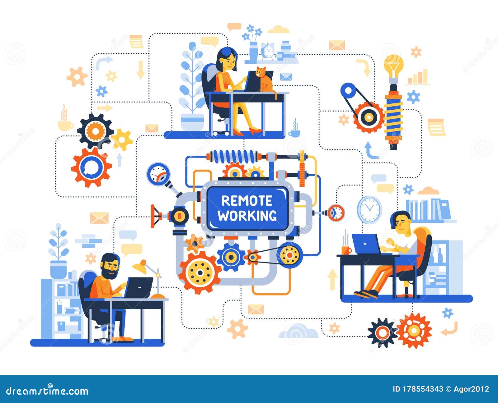 Web Development Team. Teamwork, On Projects. Development In High-level ...