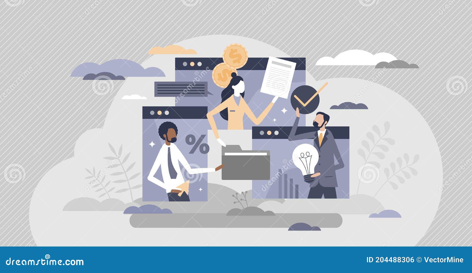 Remote Work with Distant Connection for Teamwork Project Tiny Person ...