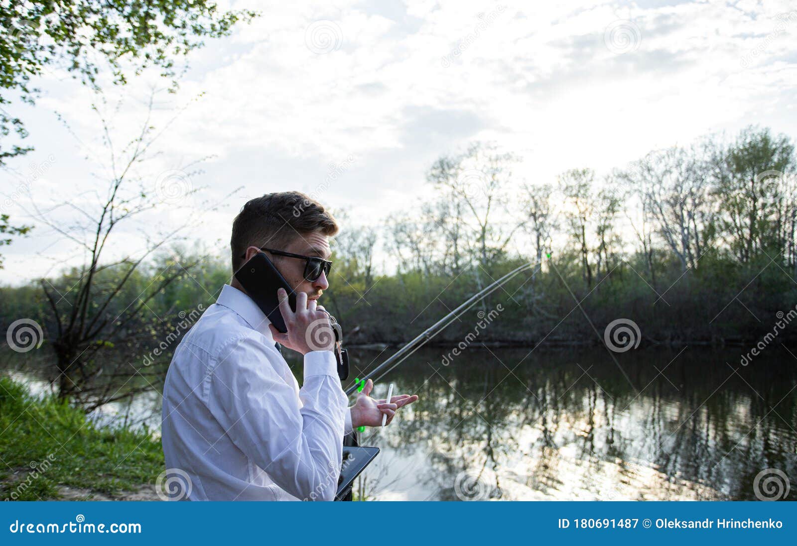 Remote Work Online. Work Outside the Office Stock Image - Image of ...