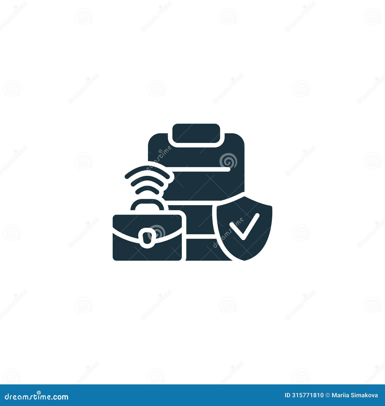 Remote Work Policies Icon. Monochrome Simple Remote Work Icon for ...