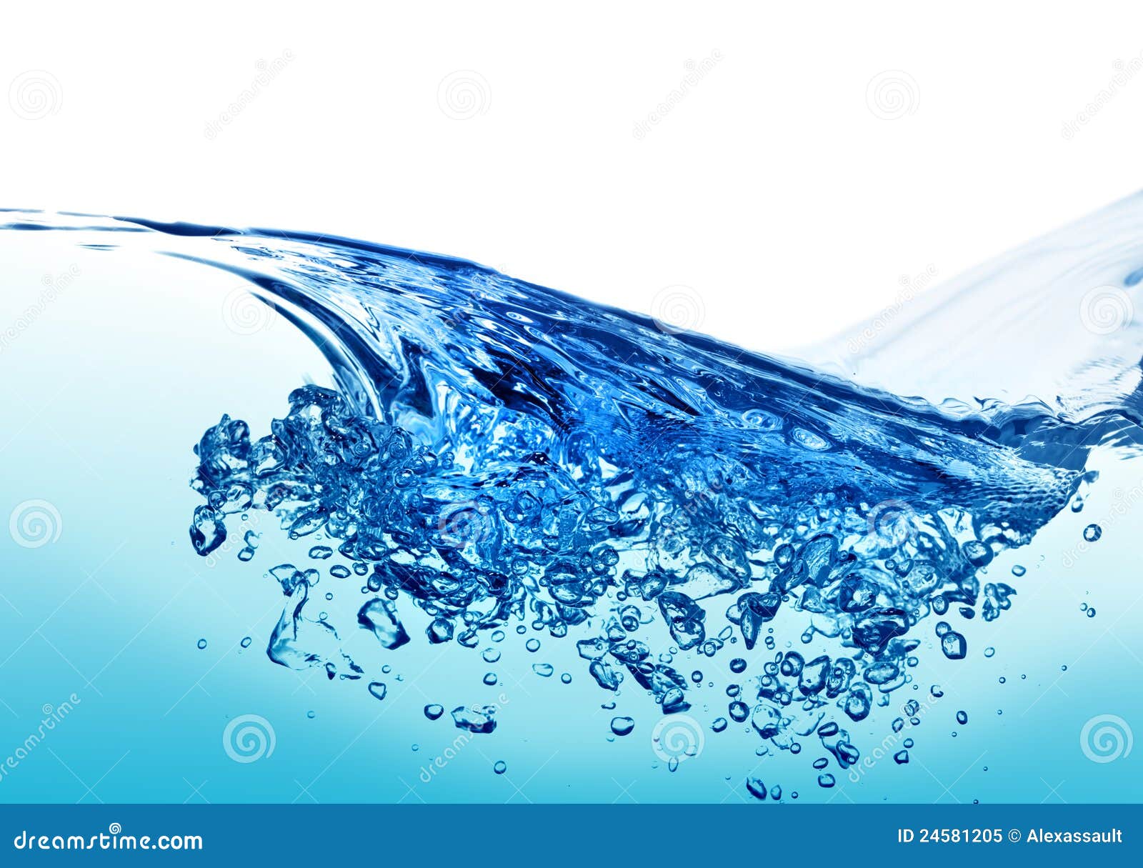 Remous de l'eau image stock. Image du onde, réflexion - 24581205