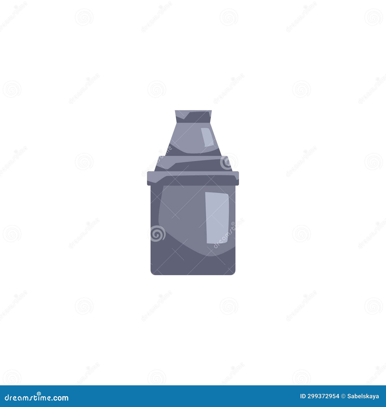 Removable Cartridge of Water Filter System, Vector Icon Isolated on ...