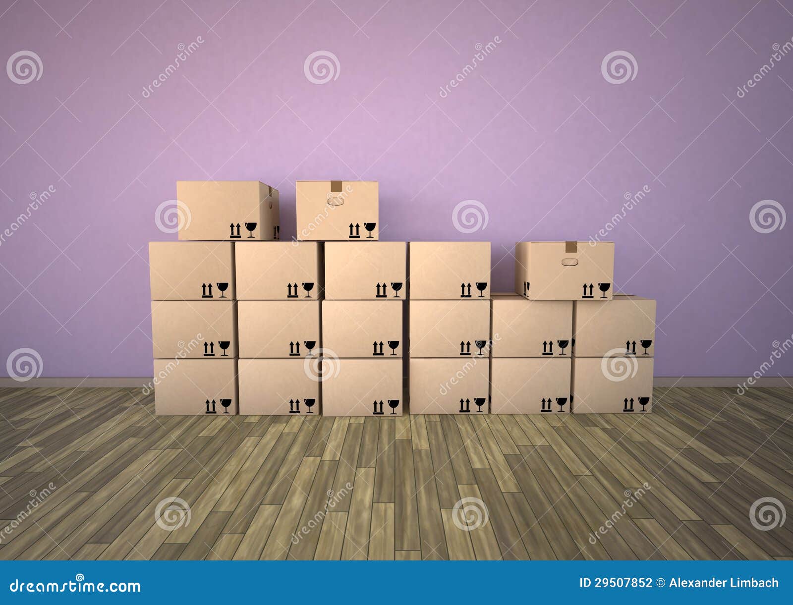 Removal stock illustration. Illustration of carton, home - 29507852