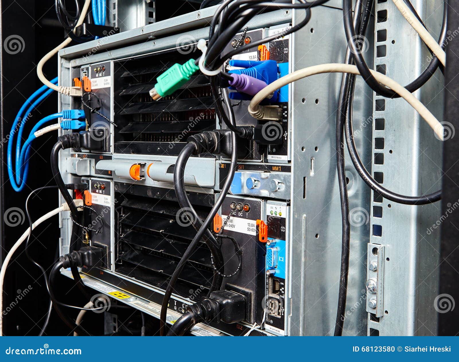 Remove a blade server stock photo. Image of optical, optic - 68123580