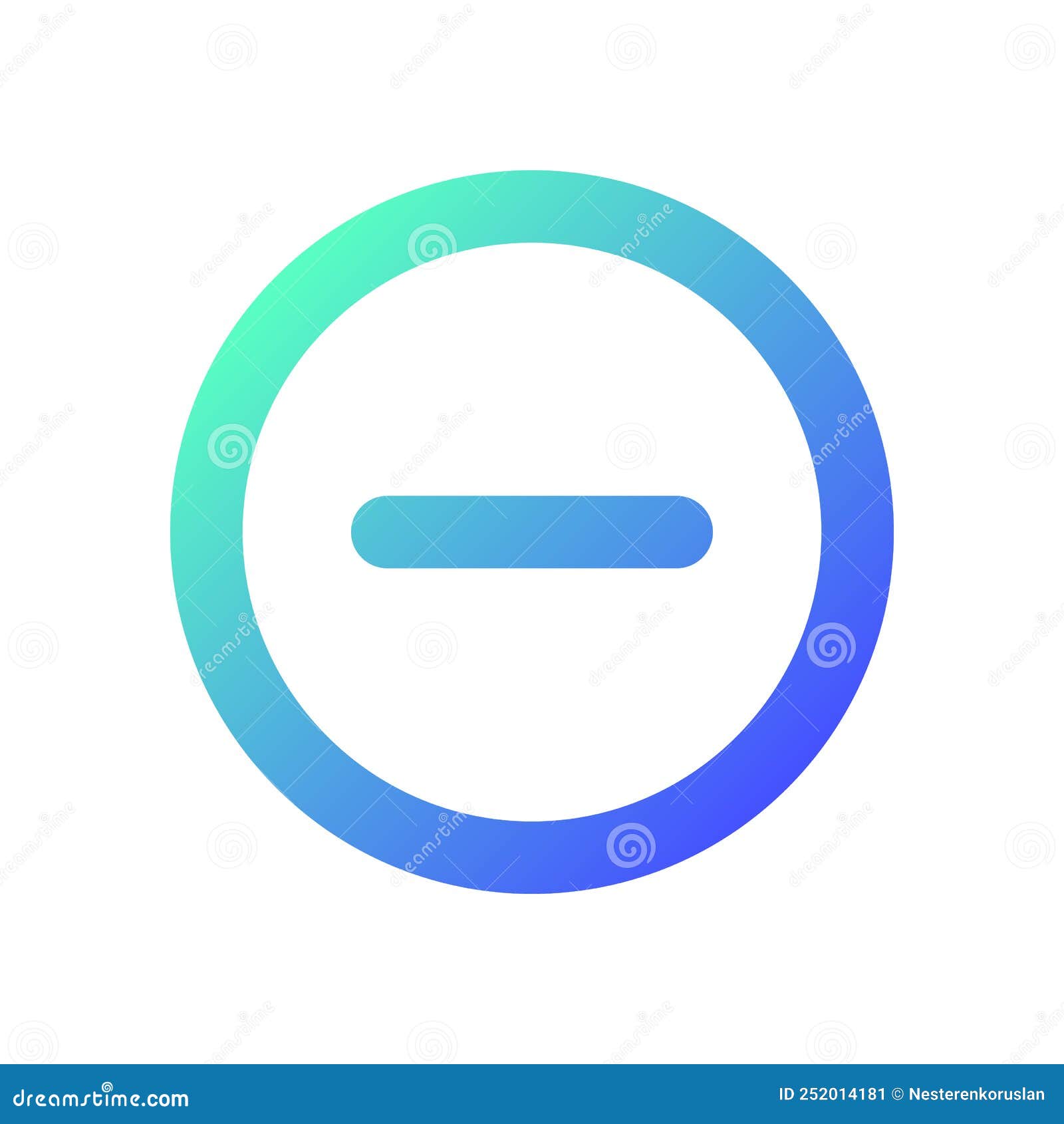 Remove Button Pixel Perfect Gradient Linear Ui Icon Stock Vector Illustration Of Color Vector