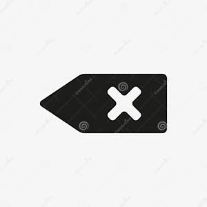 Remove Delete Button Icon Cross Sign For Cancel Or Close UI Button