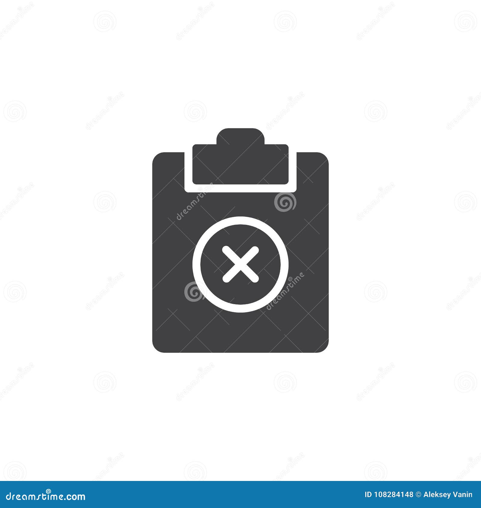 Remove Document Icon Vector Stock Vector - Illustration of simple, clip ...