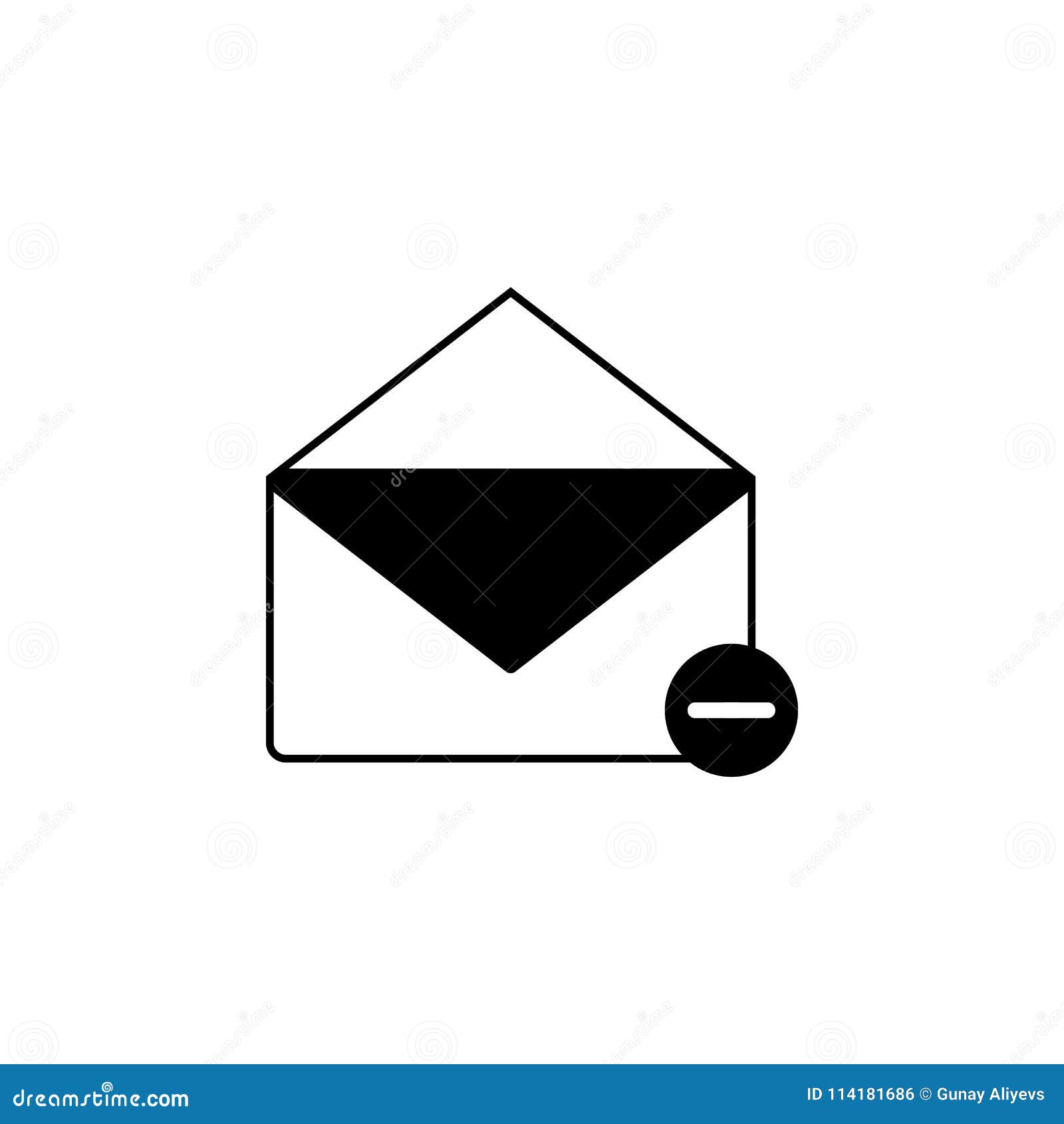 Remove the Envelope Icon. Element of Simple Icon for Websites, Web ...