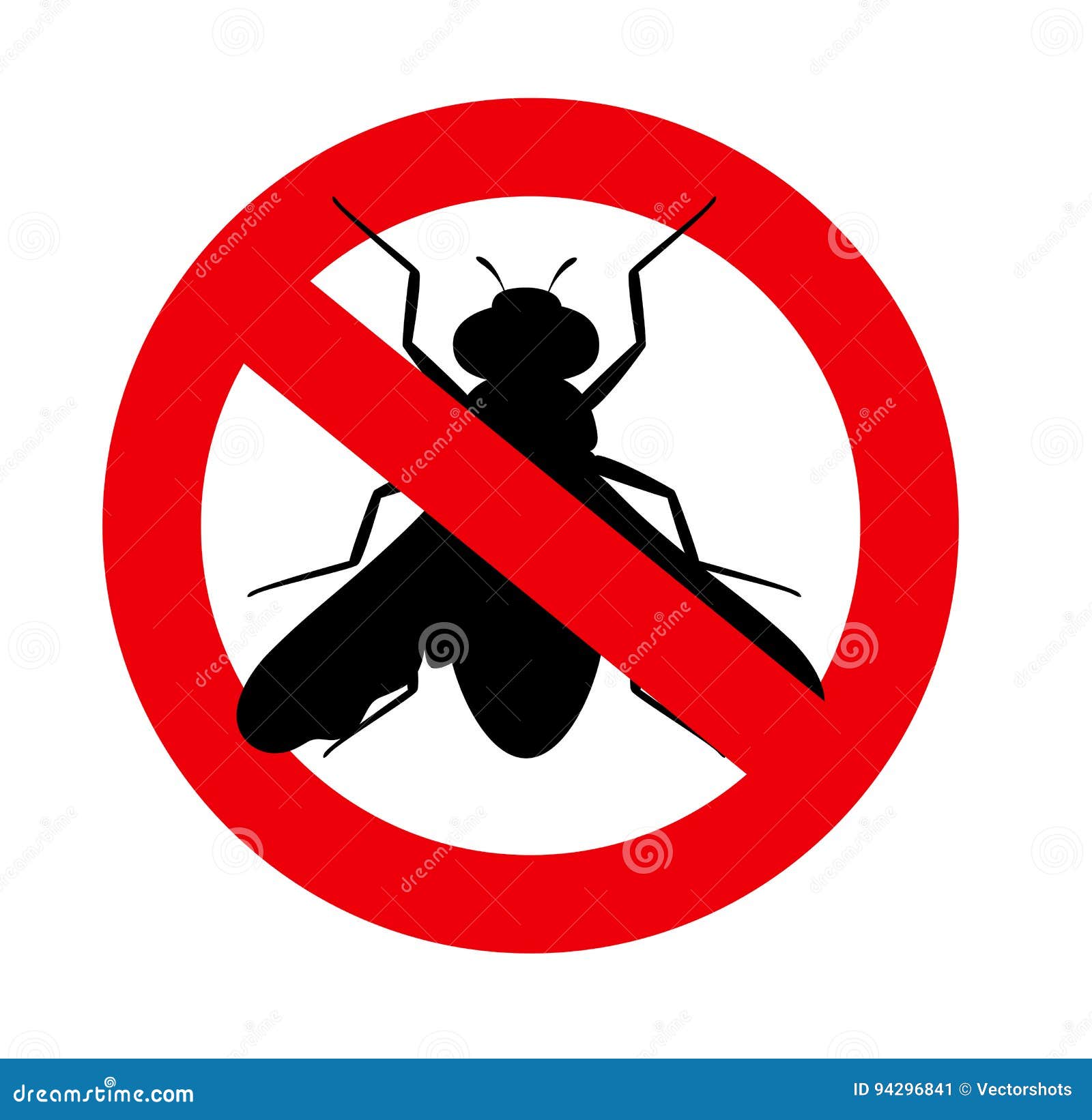 Remove Flies Symbol stock vector. Illustration of accuracy - 94296841