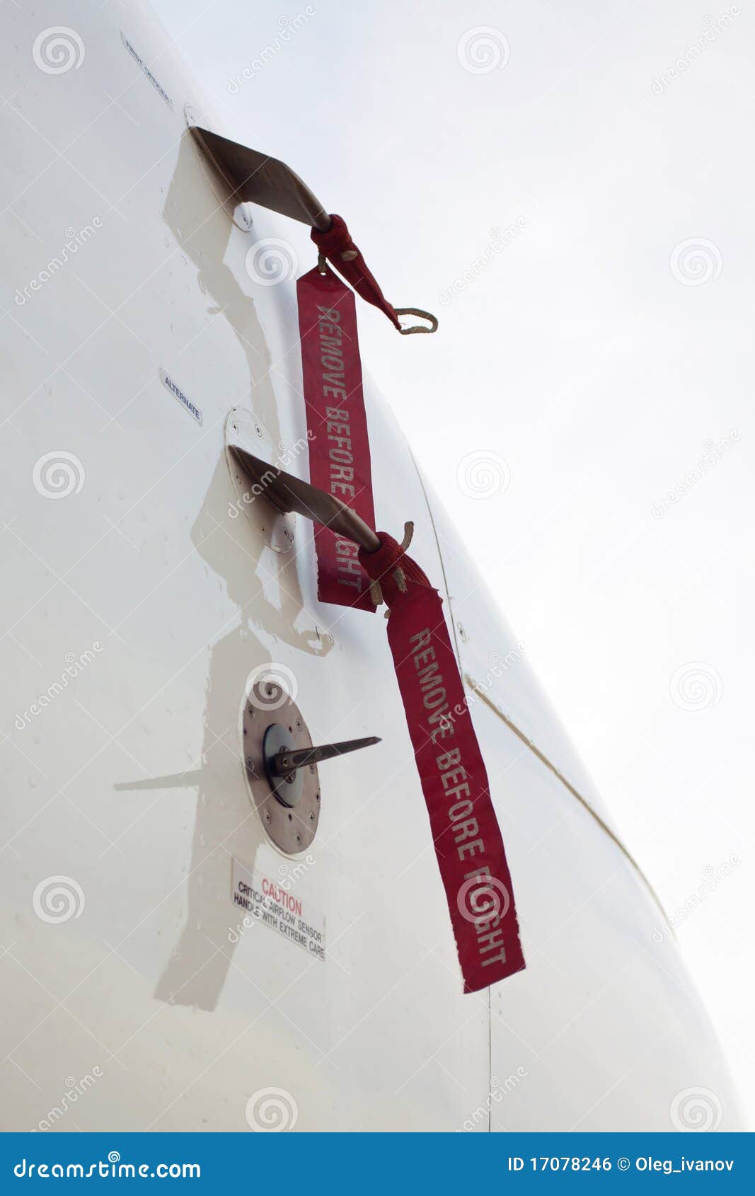 Remove before Flight stock photo. Image of streamer, sensor - 17078246