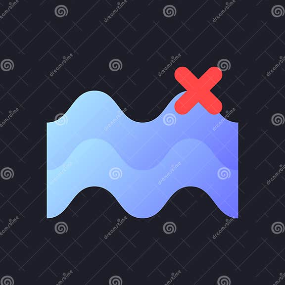 Remove Float Effect Flat Gradient Fill Ui Icon for Dark Theme Stock ... Remove Float Effect Flat Gradient Fill Ui Icon for Dark Theme Stock ...