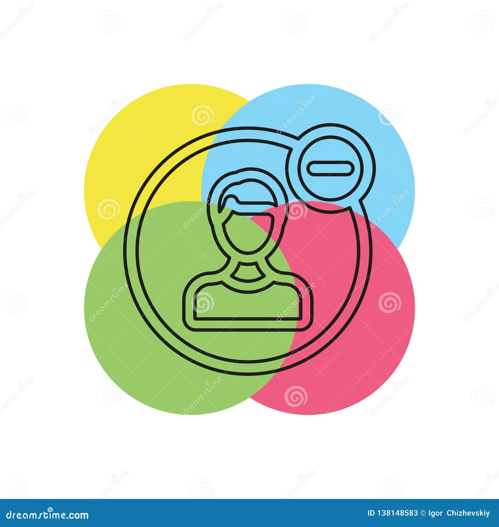 Remove Friend vector icon stock illustration. Illustration of digital ...