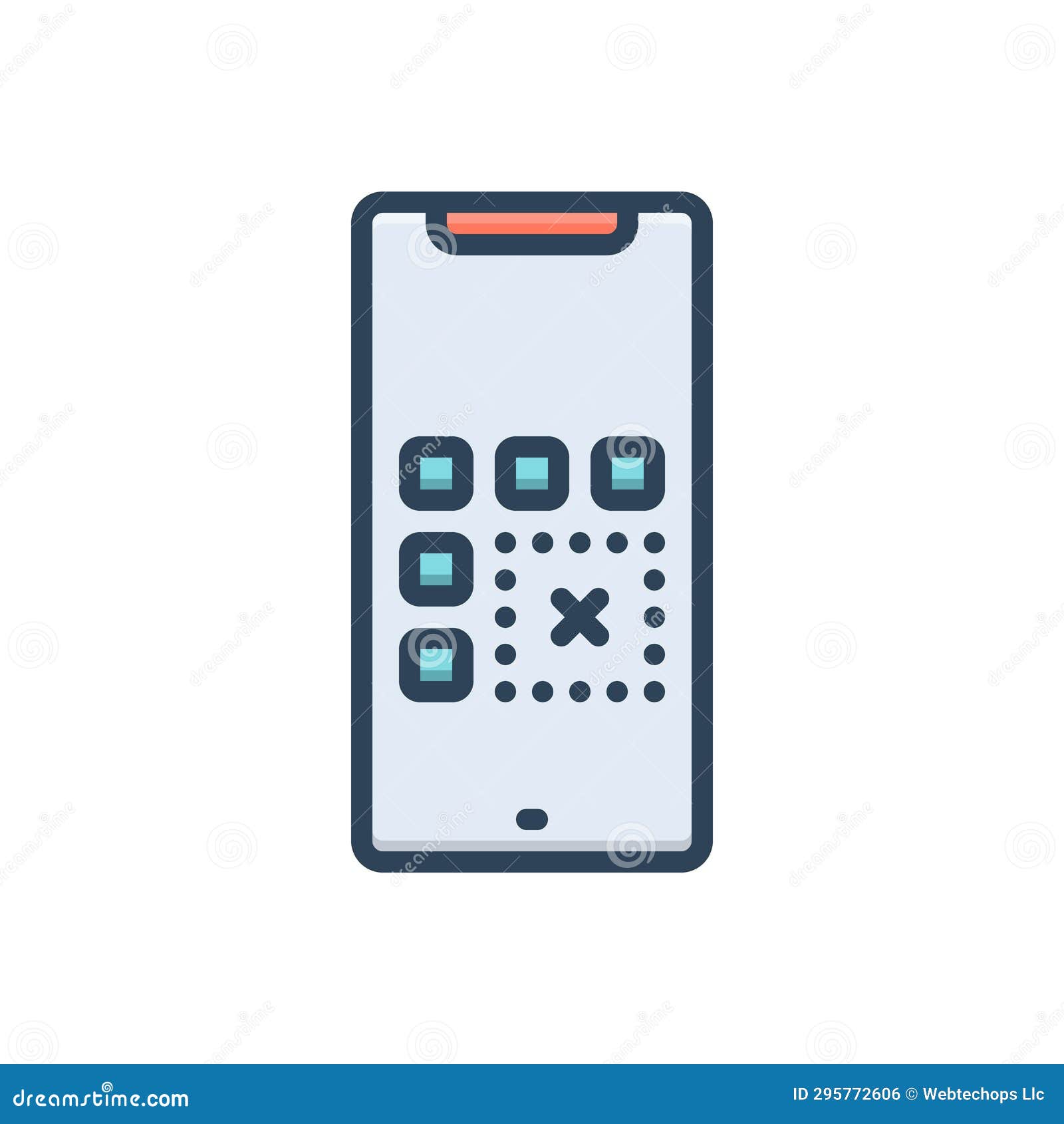 Color Illustration Icon for Remove, Application and Delete Stock ...