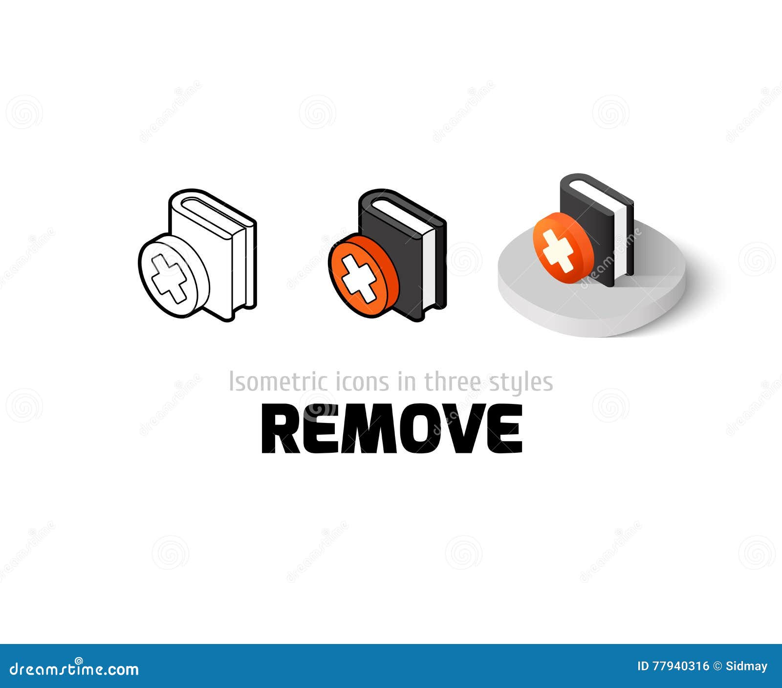 Remove Icon in Different Style Stock Vector - Illustration of knowledge ...