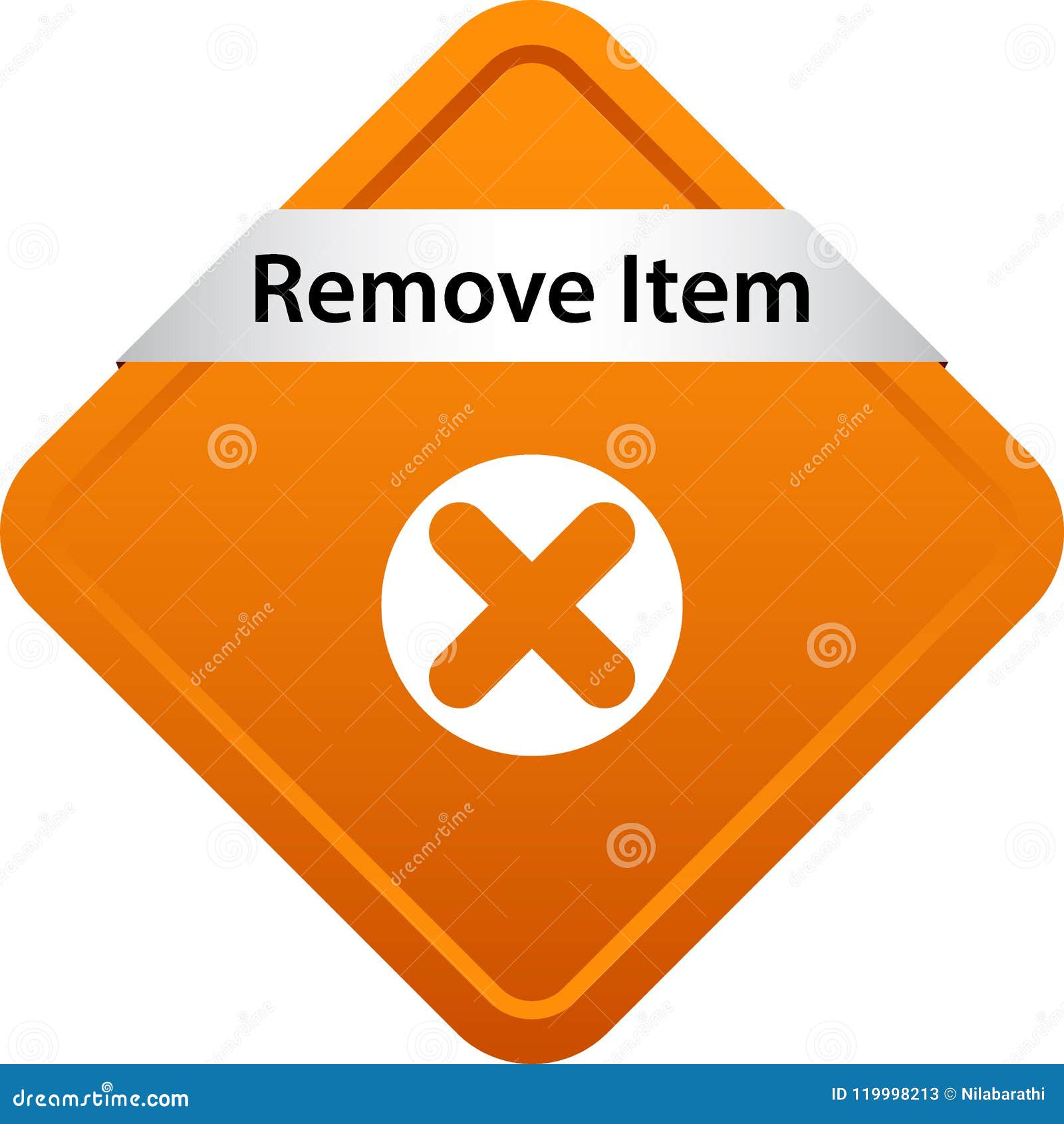 Remove Item Icon Web Button Stock Illustration - Illustration of orange ... Remove Item Icon Web Button Stock Illustration - Illustration of orange ...