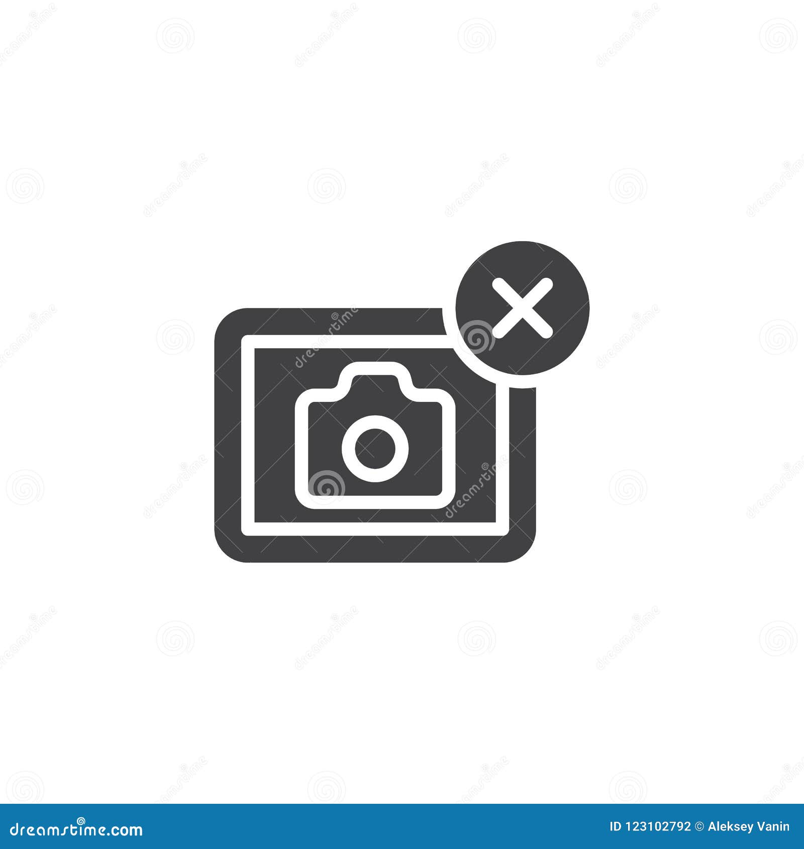 Remove photo vector icon stock vector. Illustration of photocamera ...