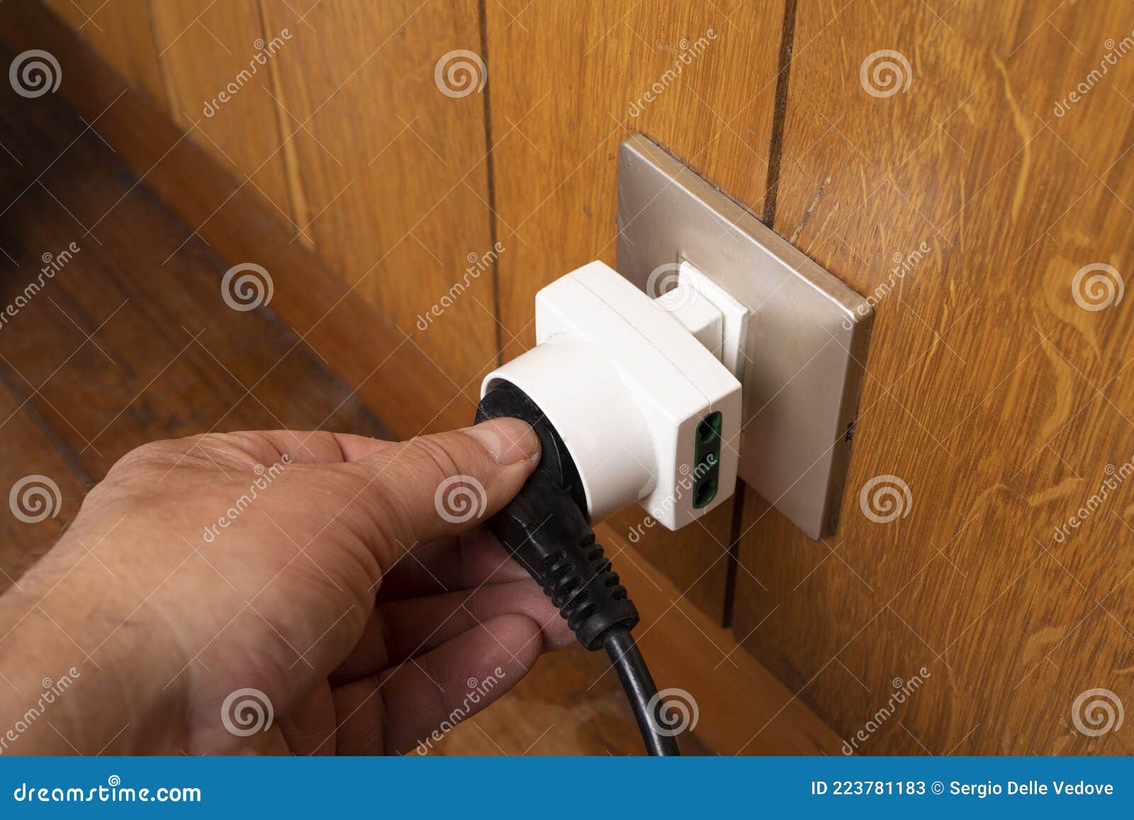 Remove the Plug from the Socket Stock Image - Image of electric, cable ...