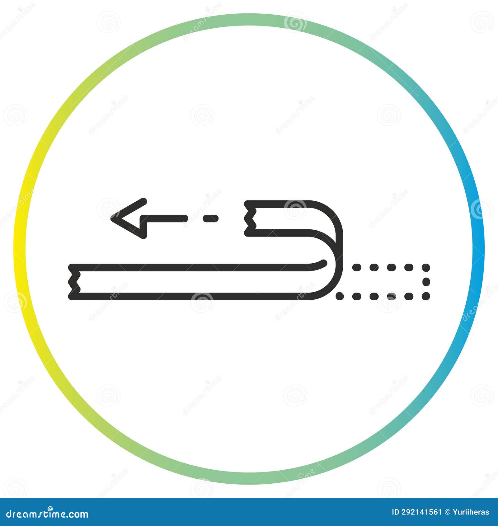 Remove the Protective Tape Icon, Pulling and Open Here Stock Vector ...