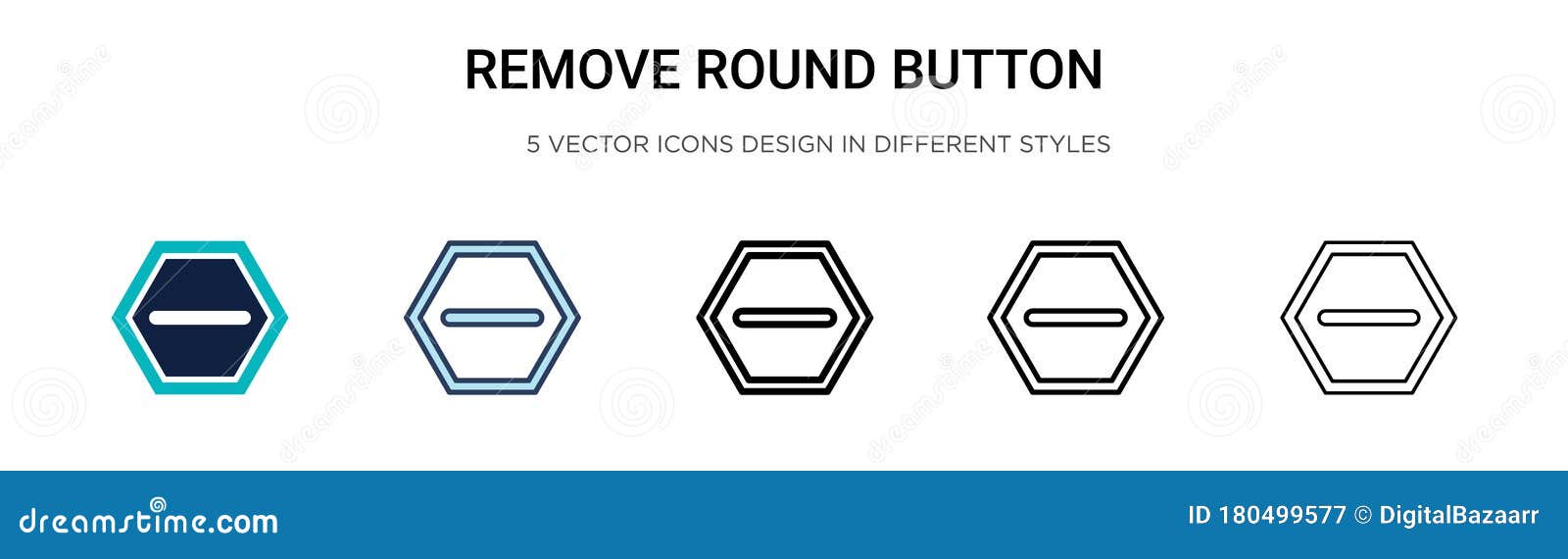Remove Round Button Icon in Filled, Thin Line, Outline and Stroke Style ...