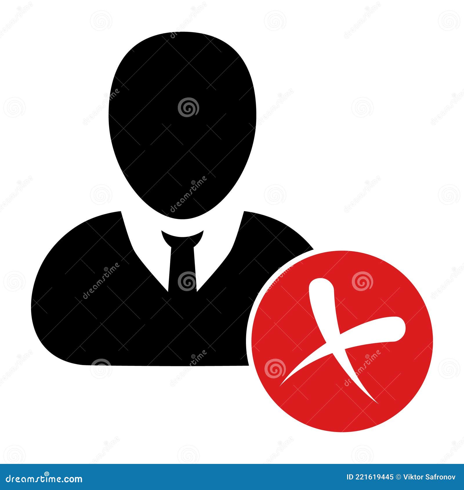 Add And Remove User Icon Set. Vector Illustration Of Profile Photo ...