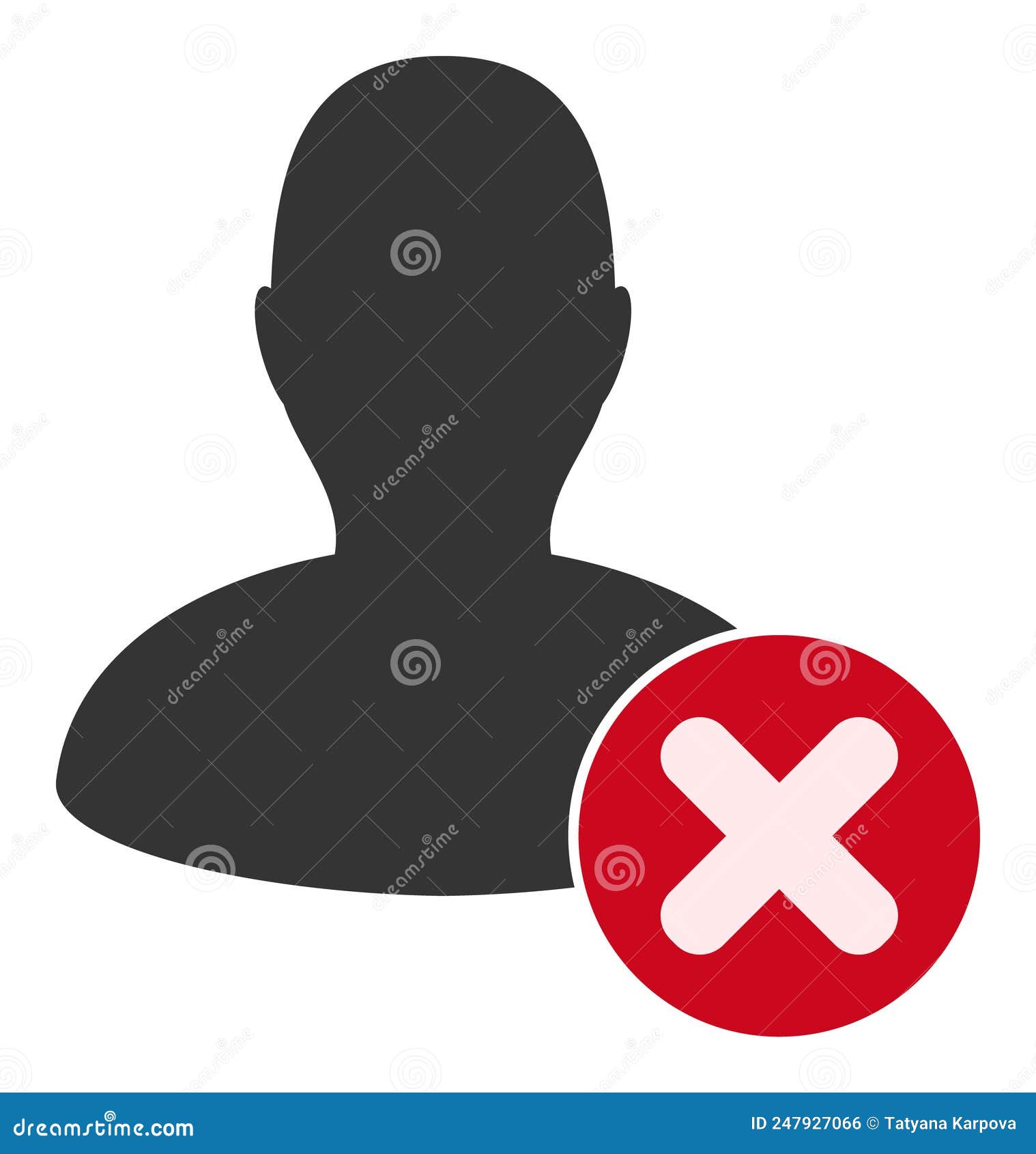 Add And Remove User Icon Set. Vector Illustration Of Profile Photo ...